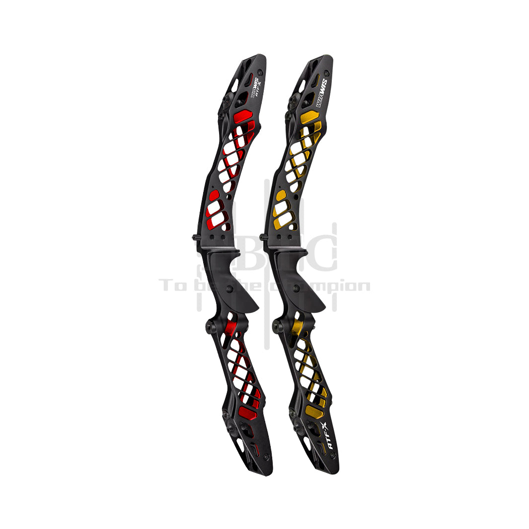 W&W ATF-X Riser - Black Red, Black Gold – TBTCarchery
